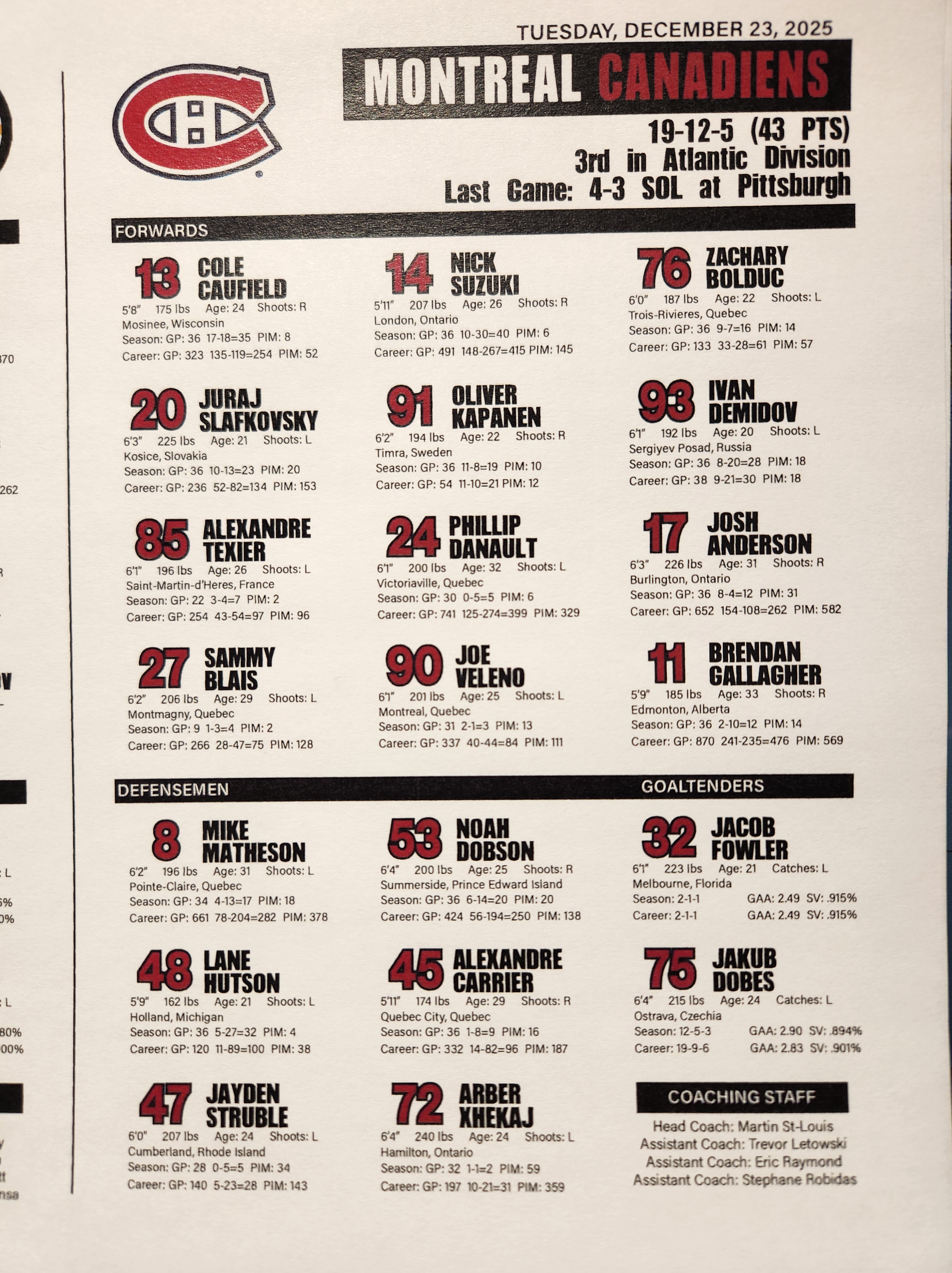 Bruins – Canadiens – Rink Rap with Mick Colageo